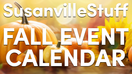SusanvilleStuff Fall Event Calendar | SusanvilleStuff.com