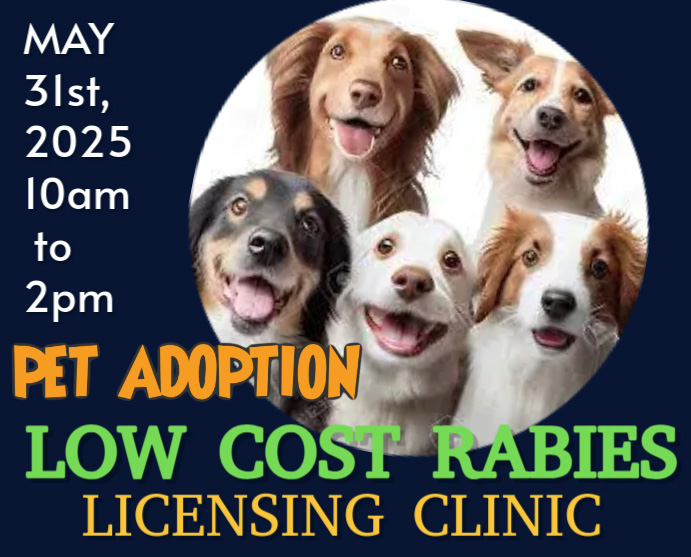 Annual Pet Adoption, Low-Cost Rabies and Licensing Clinic to be Held ...